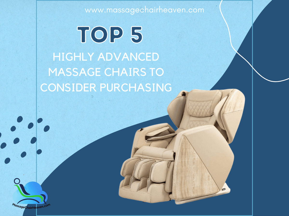 5 Highly Advanced Massage Chairs To Consider Purchasing